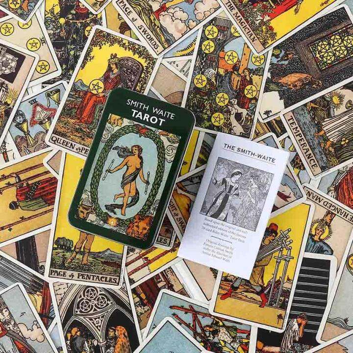 Smith Waite Iron Tarot Cards Games Paper Manual 10x6x4cm | Lazada PH