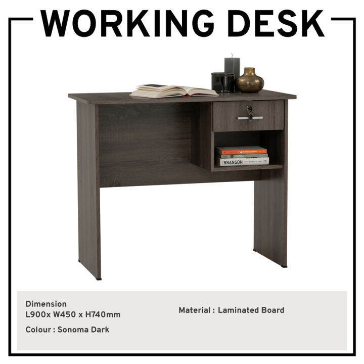 Working Desk Office Writing Table Study Desk Table | Lazada Singapore
