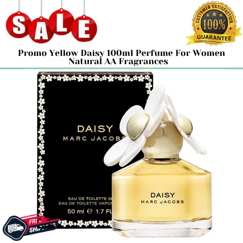 Authentic Yellow Daisy 100ml Perfume For Women Natural AA Fragrances ...