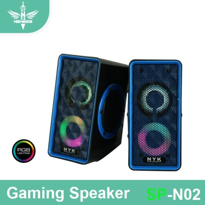 NYK Nemesis SP-N02 RGB Speaker Computer SP-O2 - Speaker Komputer Laptop NYK Nemesis SP-N02 ...