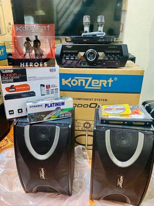 VIDEOKE SET KONZERT KCS-312 & PLATINUM JR. LITE | Lazada PH