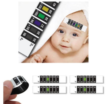 New mini thermometer strip scanning fever strip | Lazada PH