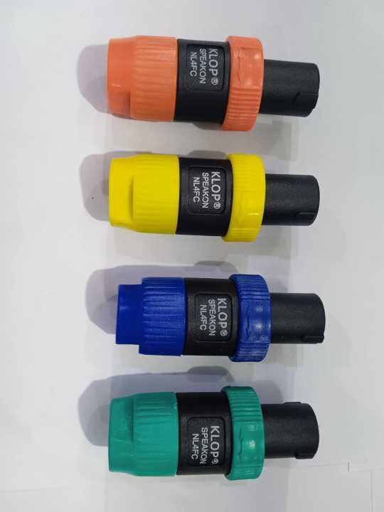 Jack Jak Speakon Jek Spikon Klop NL4FC Connector Speaker Klop Original ...