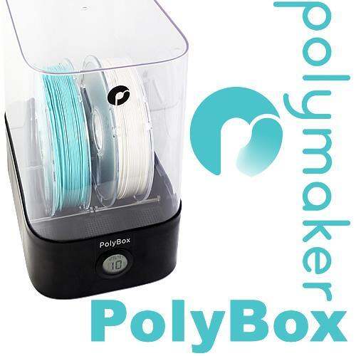 Polymaker PolyBox Edition II 3D Printer Filament 3D Filament Storage Box for 2x1kg Spools or 3kg ...