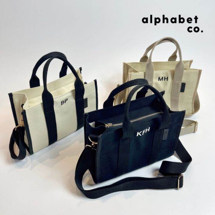 Alphabet Co. No. 1 Small Tote Bag- Personalized Bag | Lazada PH