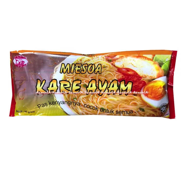 Miesoa Kare Ayam Instan 60gr Rasa Kari Ayam Bawang Praktis Mie Soa ...