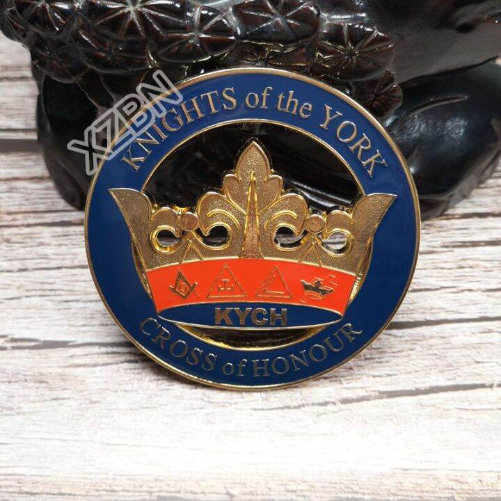 Masonic Car Badge Emblem Mason Freemason BCM17 KNIGHTS Of The YORK ...
