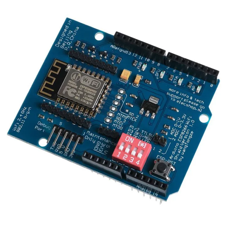 Esp 12e Esp8266 Uart Wifi Wireless Shield Development Board For Arduino 1738