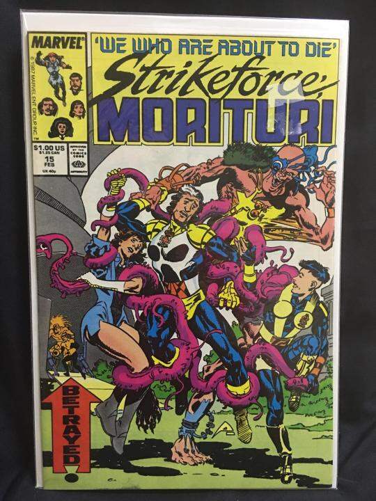 Strikeforce Morituri 15 Published Feb 1988 by Marve l Comic Book ...