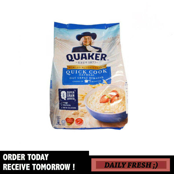 Quaker Quick Cook Oatmeal Blue 1.35kg Pack | Lazada