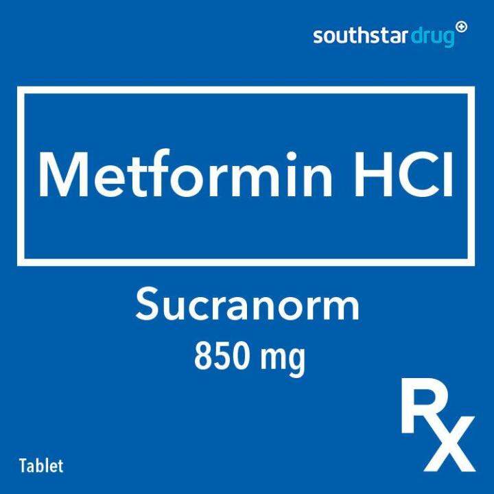 Rx: Sucranorm 850mg Tablet | Lazada PH