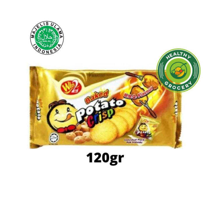Win2 / Win Win Baked Potato Crisp BBQ Flavour 120gr / Krekers Rasa ...