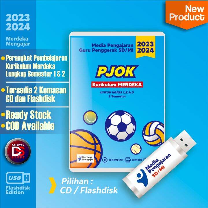 CD & FLASHDISK PERANGKAT PEMBELAJARAN RPP MODUL AJAR KURIKULUM MERDEKA MAPEL PJOK KELAS 1245 ...