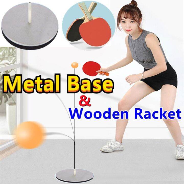 LATTO Upgrade Metal Base Ping Pong Trainer for Kids Table Tennis ...