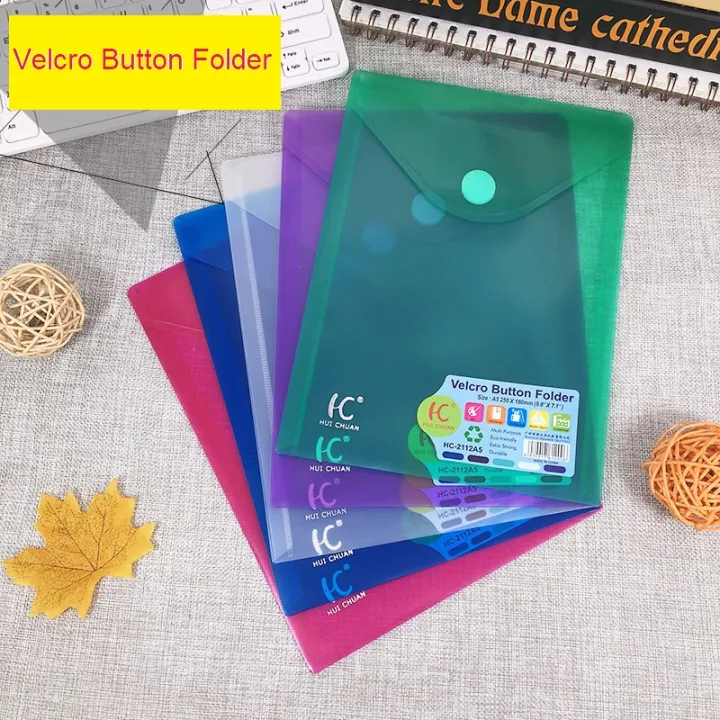 A5 Velcro Button Folder Vertical Horizontal | Lazada