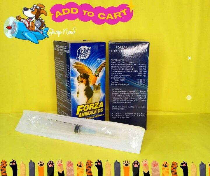 Forza Animale DS Blue 120ml with 1 FREE 3ml SYRINGE | Lazada PH