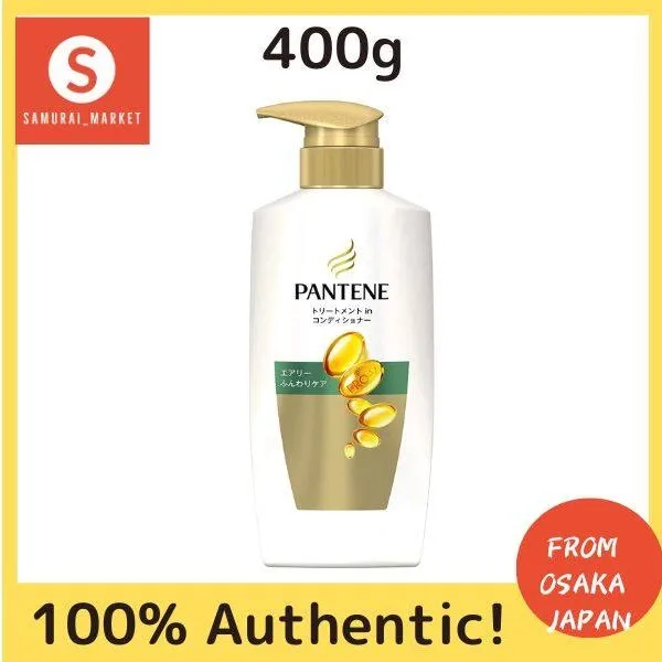 Pantene Conditioner Airy Fluffy Care Treatment Conditioner Pump 400g Pantene 护发素通风蓬松护理 调理护发素泵 ...