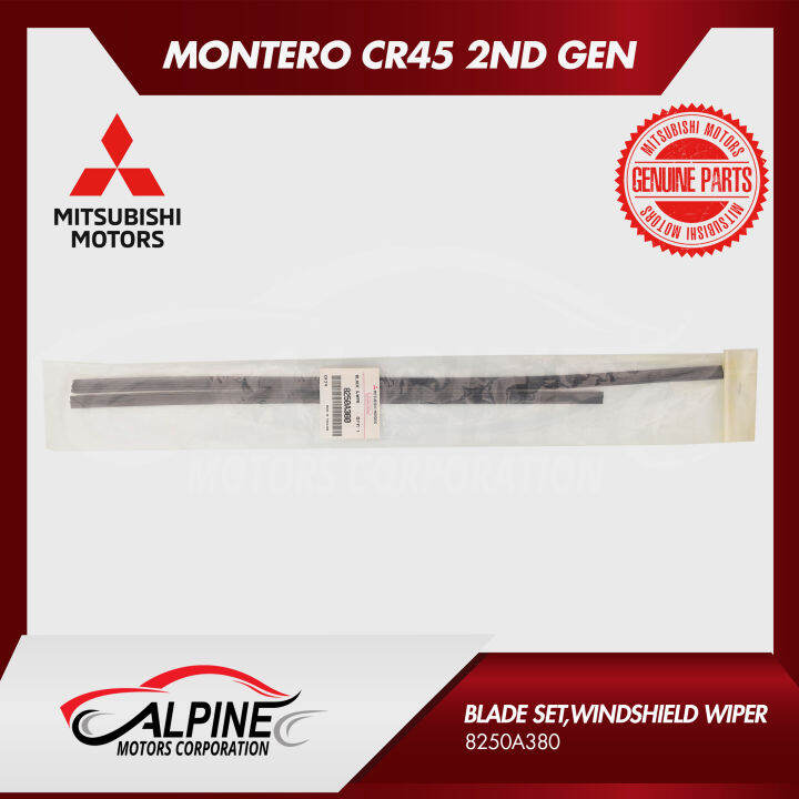 Mitsubishi Genuine Parts: BLADE SET,WINDSHIELD WIPER FOR MONTERO CR45 ...