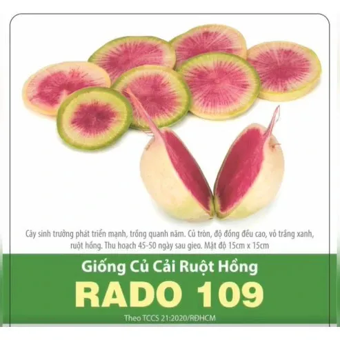 hạt giống Củ cải ruột hồng Rado 109 (1g) | Lazada.vn