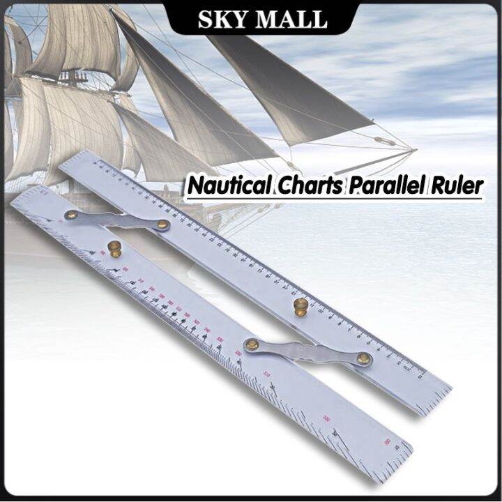 Parallel Ruler Nautical Charts Parallel Ruler Mapping Points to Pull ...