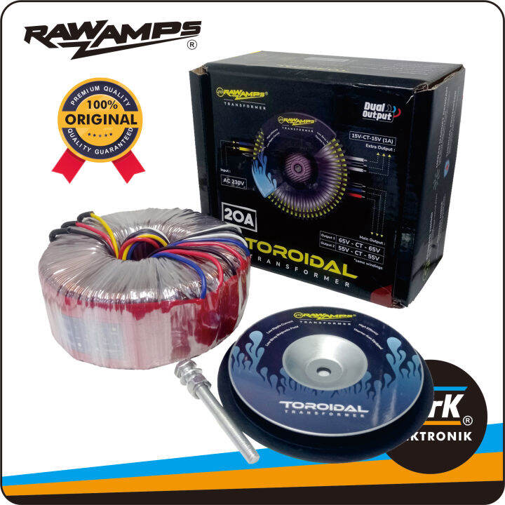 TRAFO TOROID 20A 55-65V CT TRAVO TOROID RAWAMPS ORIGINAL | Lazada Indonesia