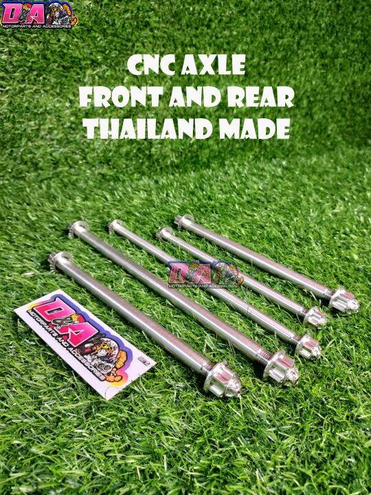 CNC AXLE FOR RAIDER / MIO / WAVE / NMAX / AEROX / CLICK UNIVERSAL ...