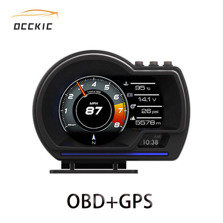 🚕OBD2 รุ่น เมนูภาษาไทย OBD2 Smart Gauge Digital/Display Meter A600 F8 ...