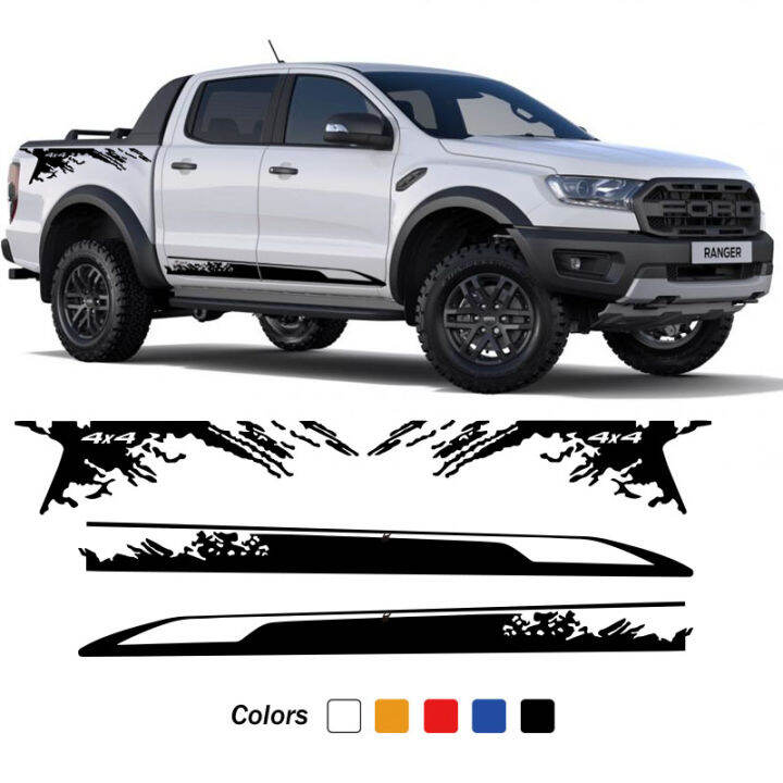 2/4 PCS Stickers For Ford Ranger Raptor stickers 4X4 Off ford ranger ...
