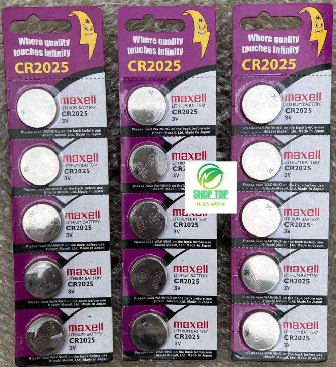 CR2025 3V Maxell Original Lithium Button Cell Battery | Lazada PH