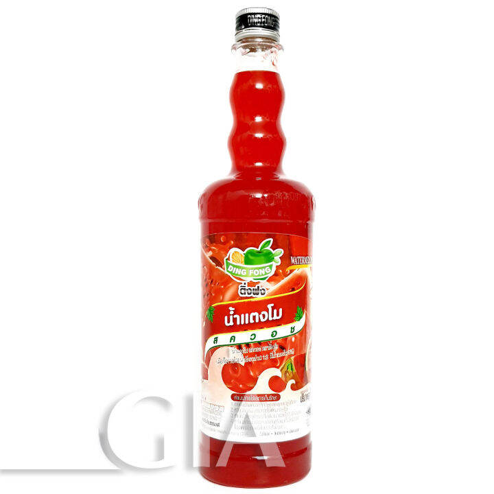 Siro Thái Dingfong hương dưa hấu chai 760ml si rô thái lan, syrup pha ...
