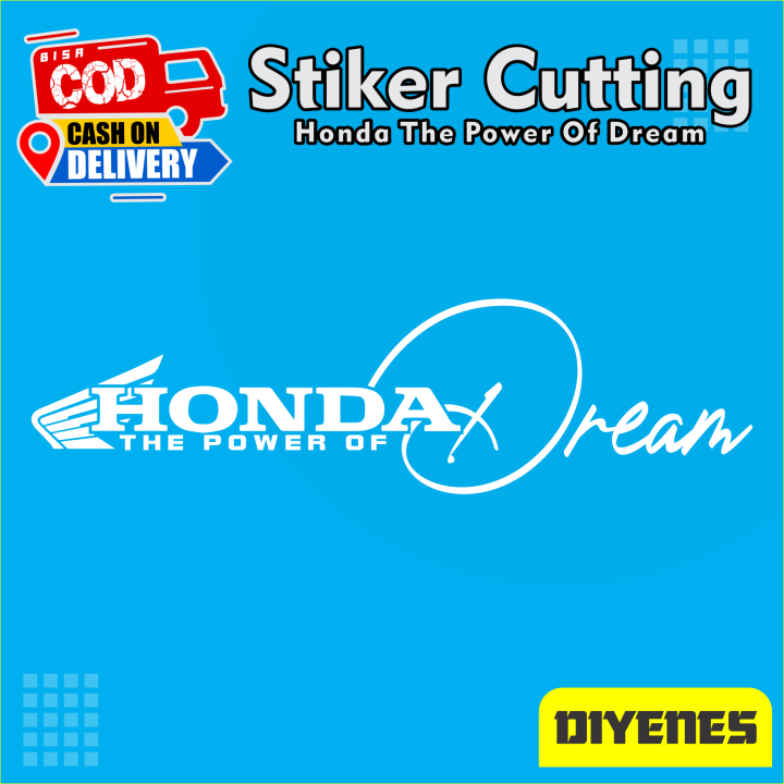 Stiker Honda The Power Of Dream, stiker honda viral, | Lazada Indonesia