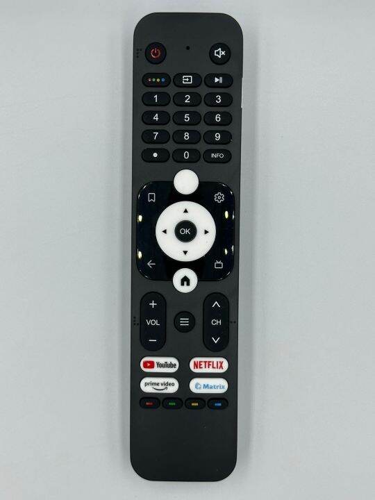 รีโมททีวี Haier รุ่น HTR-U31 มีคำสั่ง Youtube/Netflix/Prime video ...