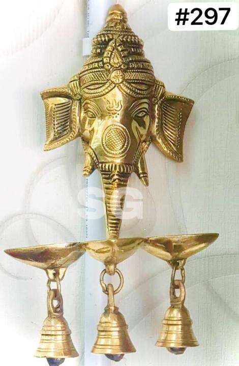 Brass / Vengalam Hanging Ganesha With Bell | Lazada