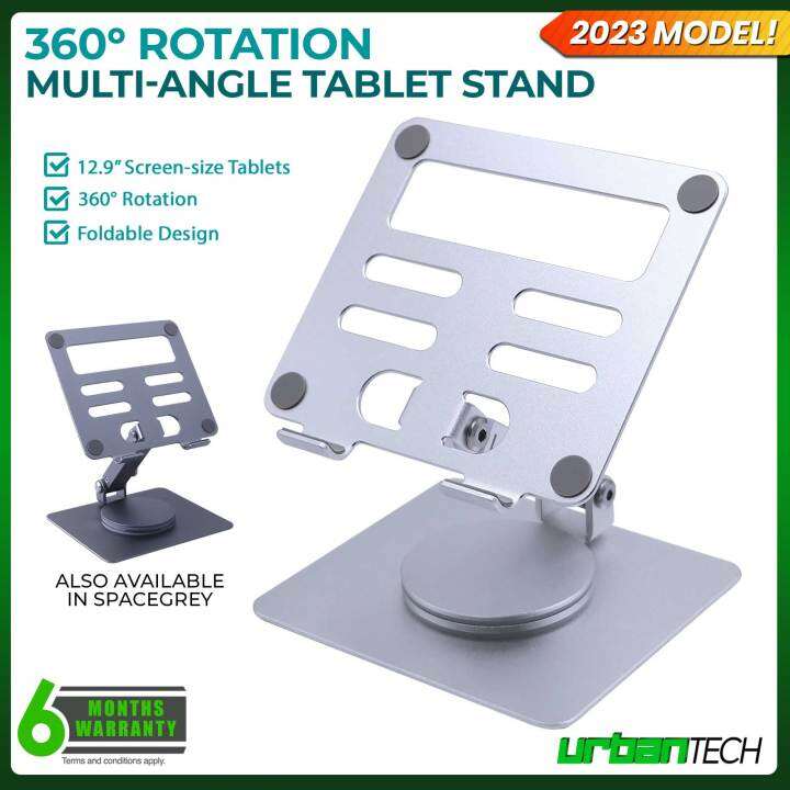 360 Rotation Aluminum Tablet Stand Multi-Angle Foldable Tablet Holder ...