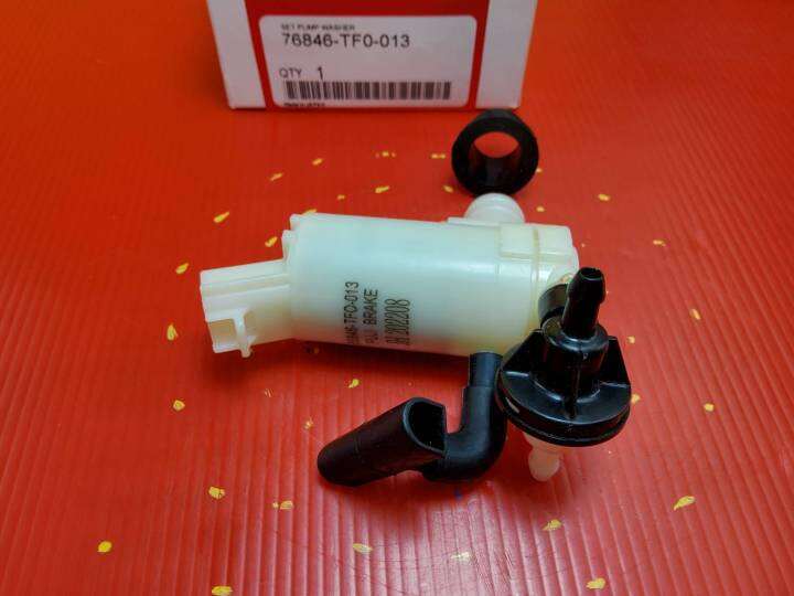 มอเตอร์ฉีดน้ำฝน หน้า-หลัง HONDA JAZZ,BRIO ทุกรุ่นปี #76846-TF0-013***แค ...