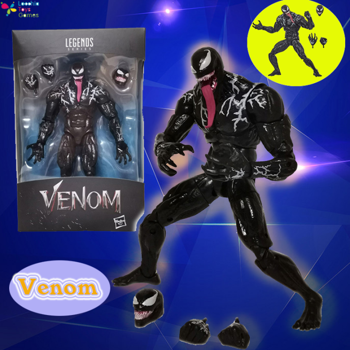 LT【ready stock】1 Box Of Venom Model Hasbro Marvel Legends Series Venom ...