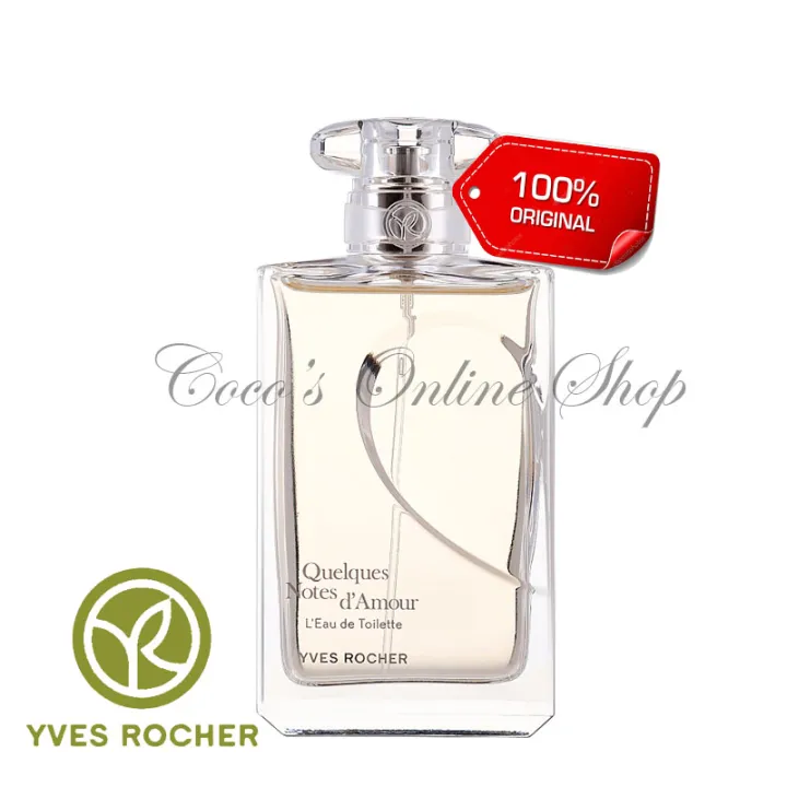 Original Quelques Notes d’Amour L'Eau de Toilette by Yves Rocher 75mL 2 ...