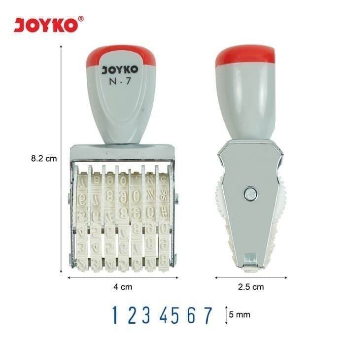 Stempel Angka 7Digit JOYKO N7/Stempel Nomor/Number Stamp/Stamp Angka ...