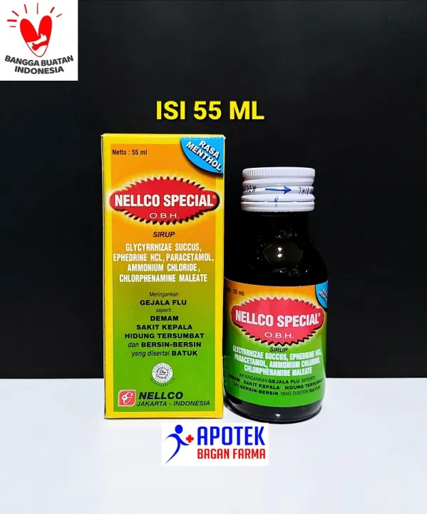 OBH NELLCO SPECIAL RASA MENTHOL SIRUP 55 ML | Lazada Indonesia