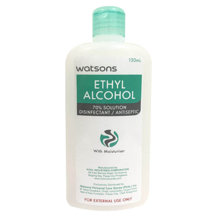 WATSONS Ethyl Alcohol 150ml | Lazada PH