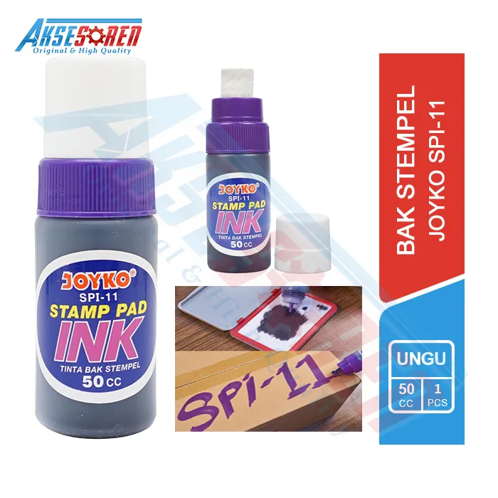 Tinta Stamp Pad Bak Stempel Joyko [SPI-11] / Isi Tempat Stempel / Isi ...