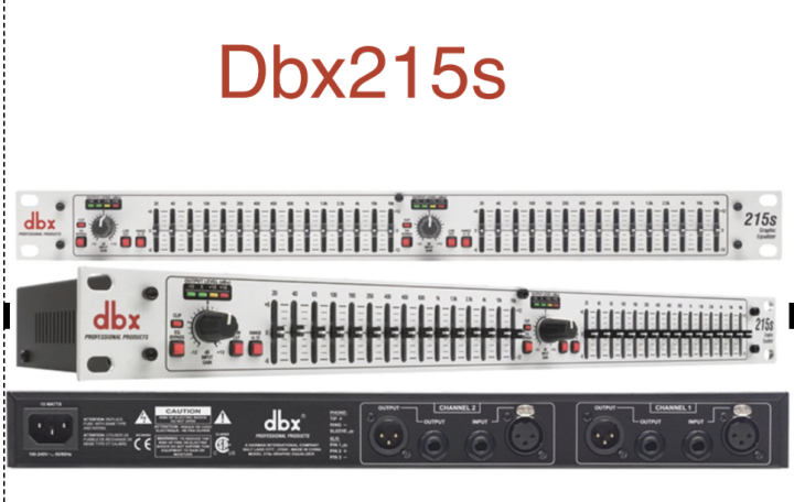 dbx 215s Dual Channel 15-Band Graphic Equalizer/tested before ship out ...