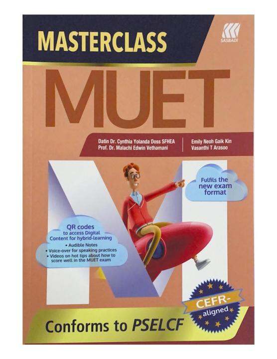 [MUET Reference Book/Exercise Book] MASTERCLASS MUET (CEFR-Aligned 2023 ...
