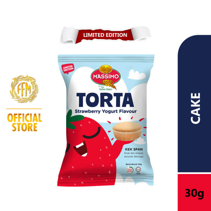 Massimo Torta - Strawberry Yogurt 30g | Lazada