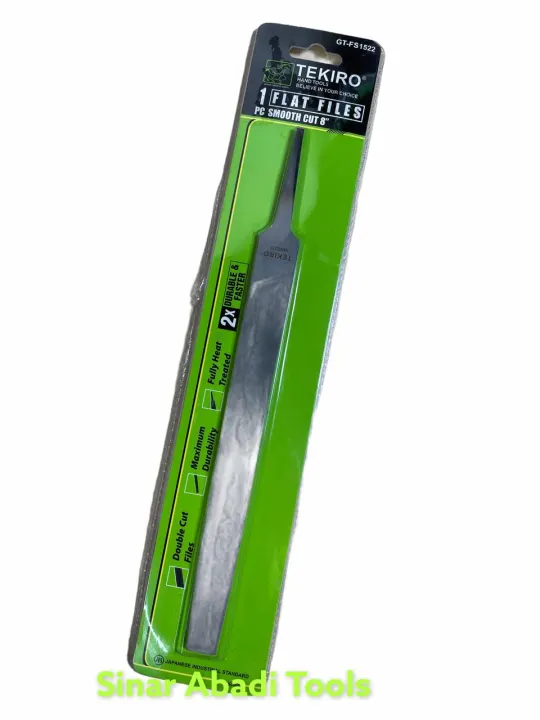 KIKIR PLAT HALUS 8" INCH TEKIRO ( FLAT FILES SMOOTH CUT ) TEKIRO ...