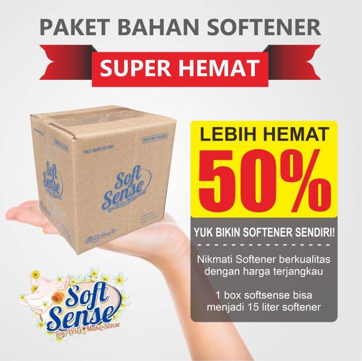 Biang Softener SOFTSENSE Konsentrat Softener Laundry Hemat, Wangi, Bisa Jadi 15 Liter | Lazada ...