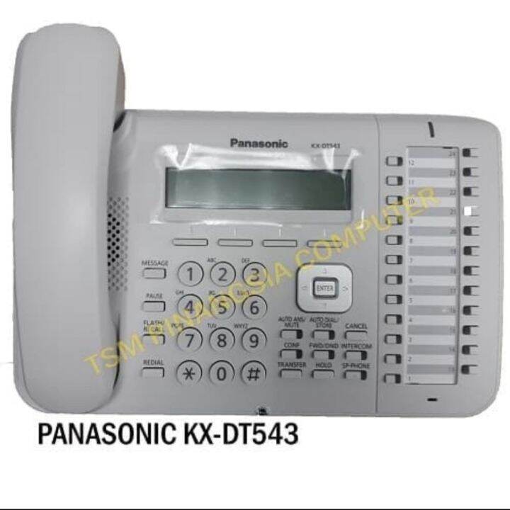 Telepon Digital Panasonic KX-DT543 Putih | Lazada Indonesia