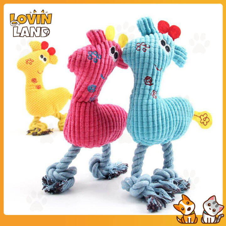 Lovinland Plush corn kernel fawn Dogs Chew Toys Cotton Flannel Animal ...