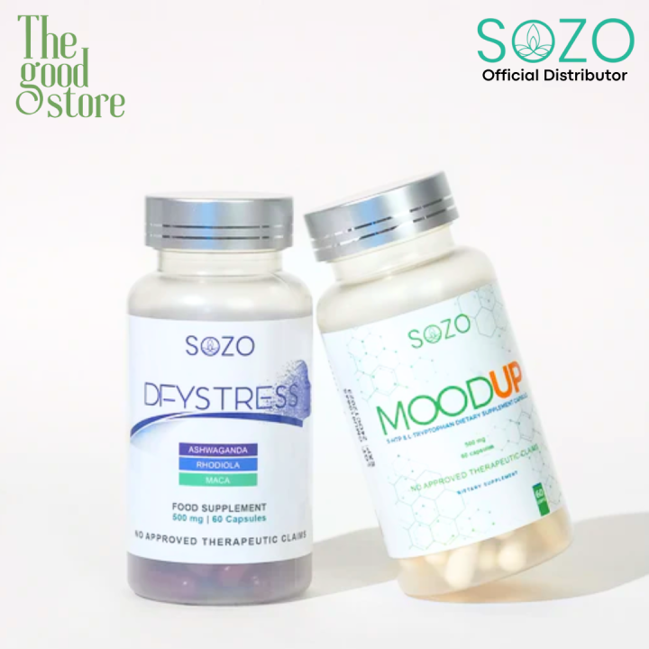The Good Store Sozo PH MOOD BOOSTER COMBO (MOOD UP + DFYSTRESS) 60 ...