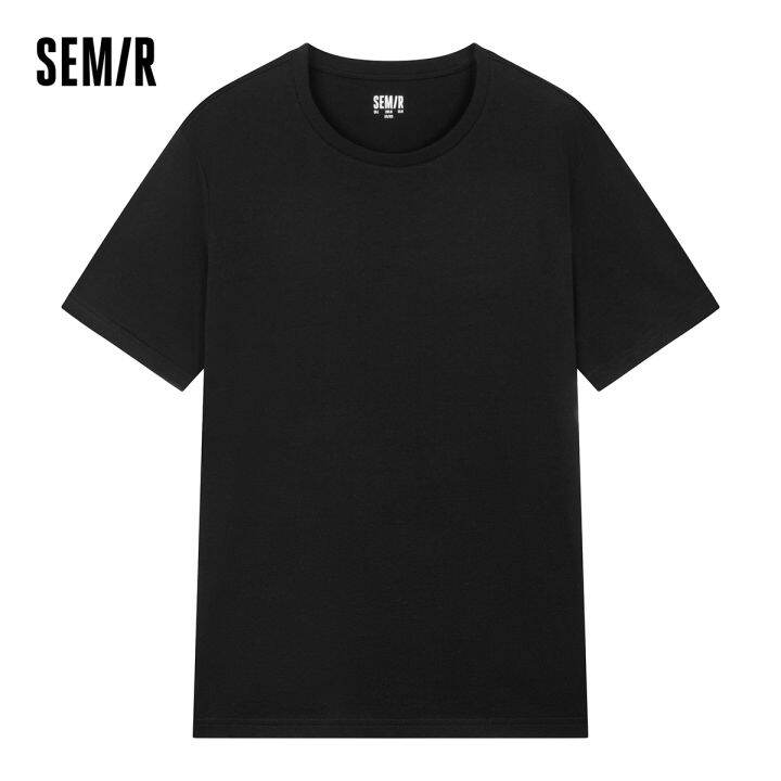 Semir Short Sleeved T Shirt Men 2022 Summer New Basic Simple Style